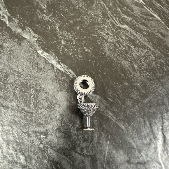 Pandora | Jewelry | Pandora Silver Cocktail Charm | Poshmark